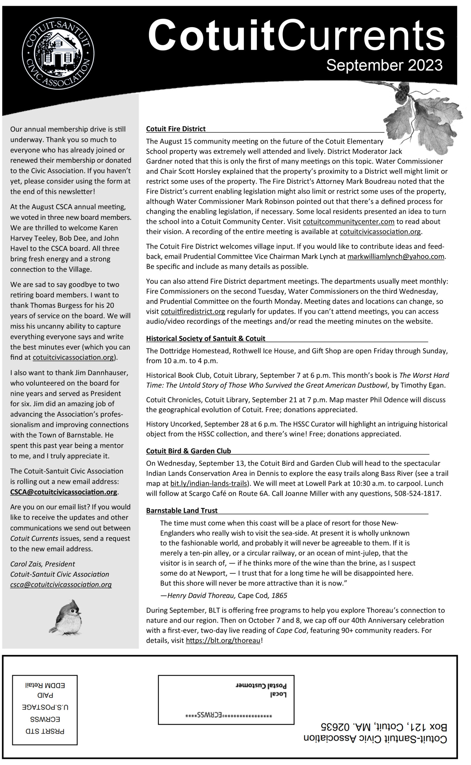 September 2023 Cotuit Currents – Cotuit-Santuit Civic Association